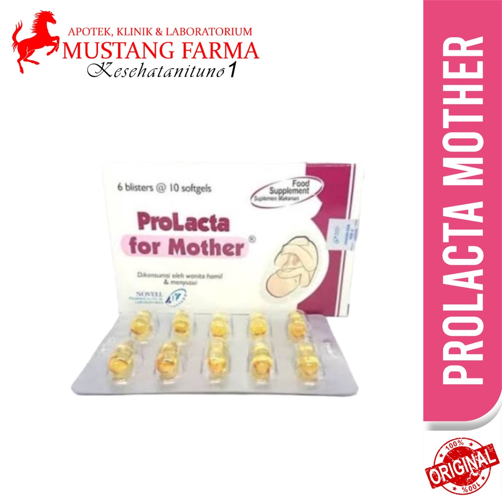 Jual Prolacta For Mother Per Strip/ Suplemen Otak/Daya Tahan/ Bayi ...