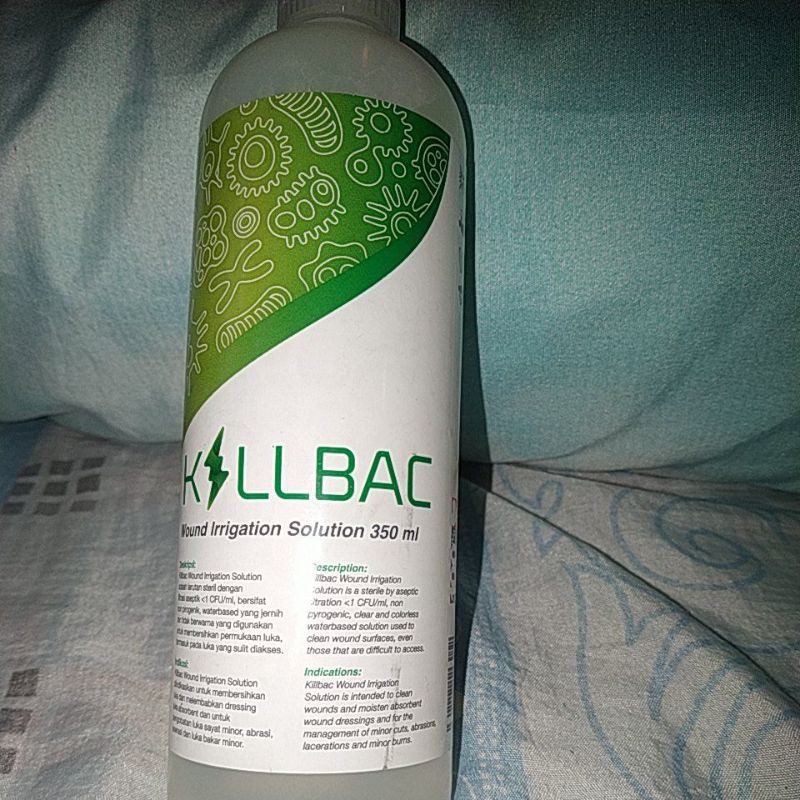 Jual KILLBAC WOUND IRRIGATION SOLUTION 350 ML | Shopee Indonesia