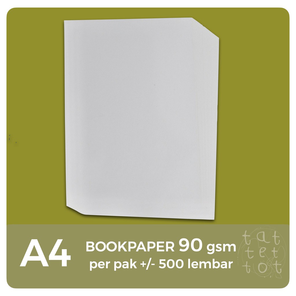 Jual kertas BOOKPAPER 90 gsm A4 21x29.7cm IMPERIAL | Shopee Indonesia