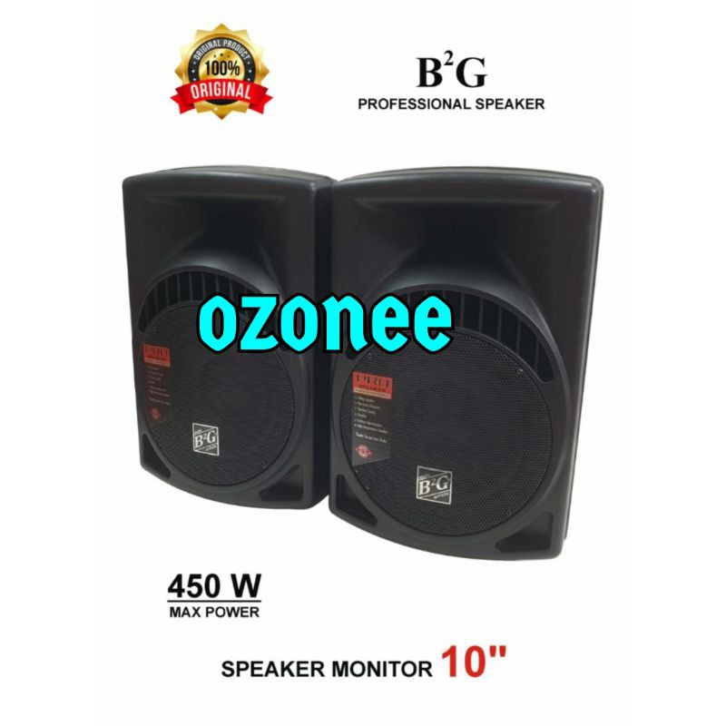Jual SPEAKER PASIF B2G 10 INCH MODEL MACKIE BOX FIBER SEPASANG 2 UNIT | Shopee Indonesia