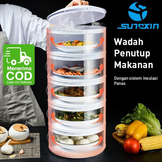 Jual Tutup Makanan / Food Cover / Penutup Makanan Insulasi Tahan Panas ...