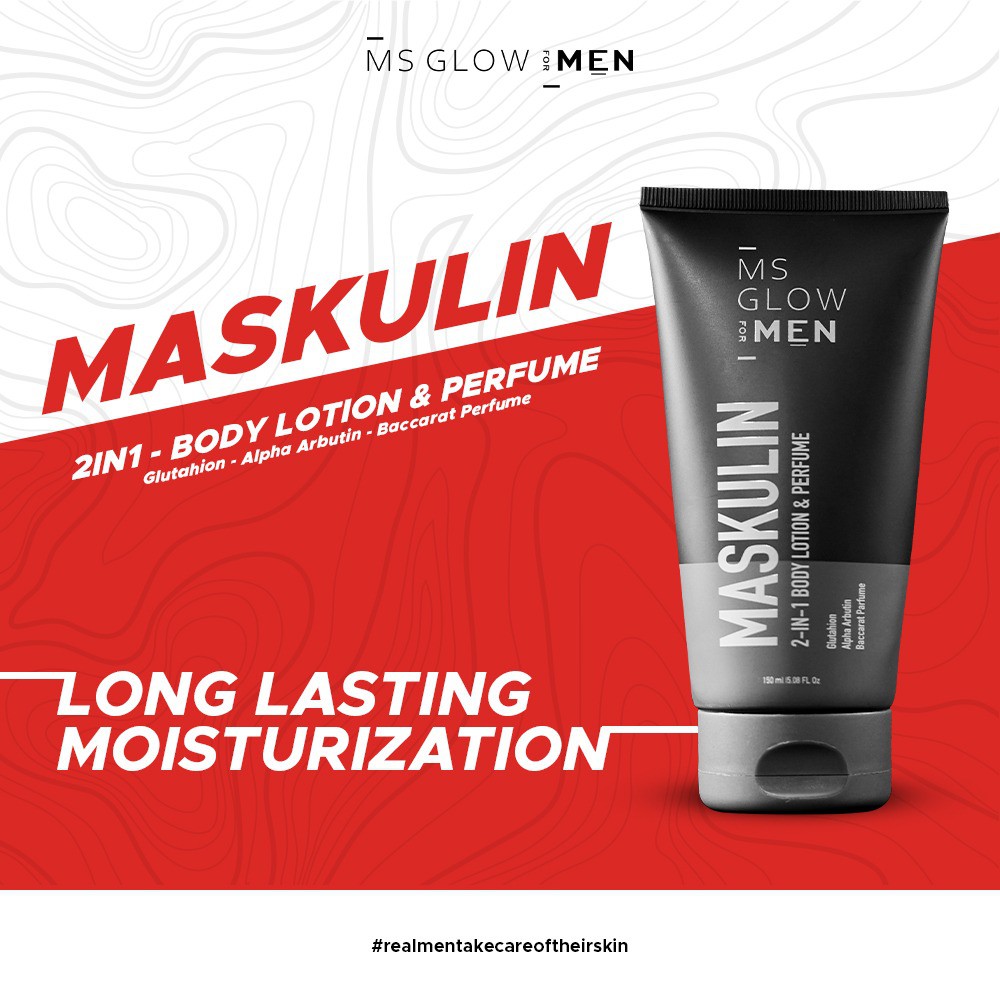 Jual MASKULIN BODY LOTION & PARFUME MS GLOW | Shopee Indonesia