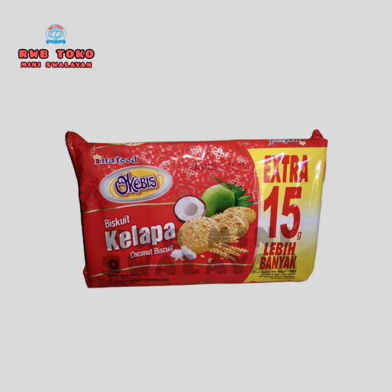 Jual Inafood Okebis Biskuit Kelapa 300g | Shopee Indonesia