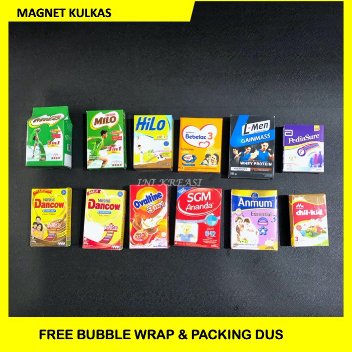 Jual MAGNET MINIATUR TEMPELAN KULKAS SUSU BUBUK KOTAK | Shopee Indonesia