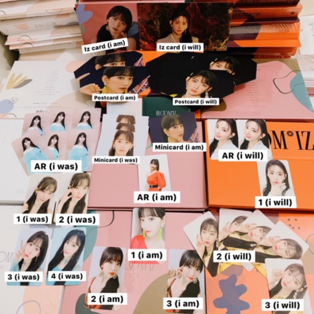 Jual OFFICIAL IZ Card/Postcard/Minicard/Photocard/AR Card IZONE SAKURA ...