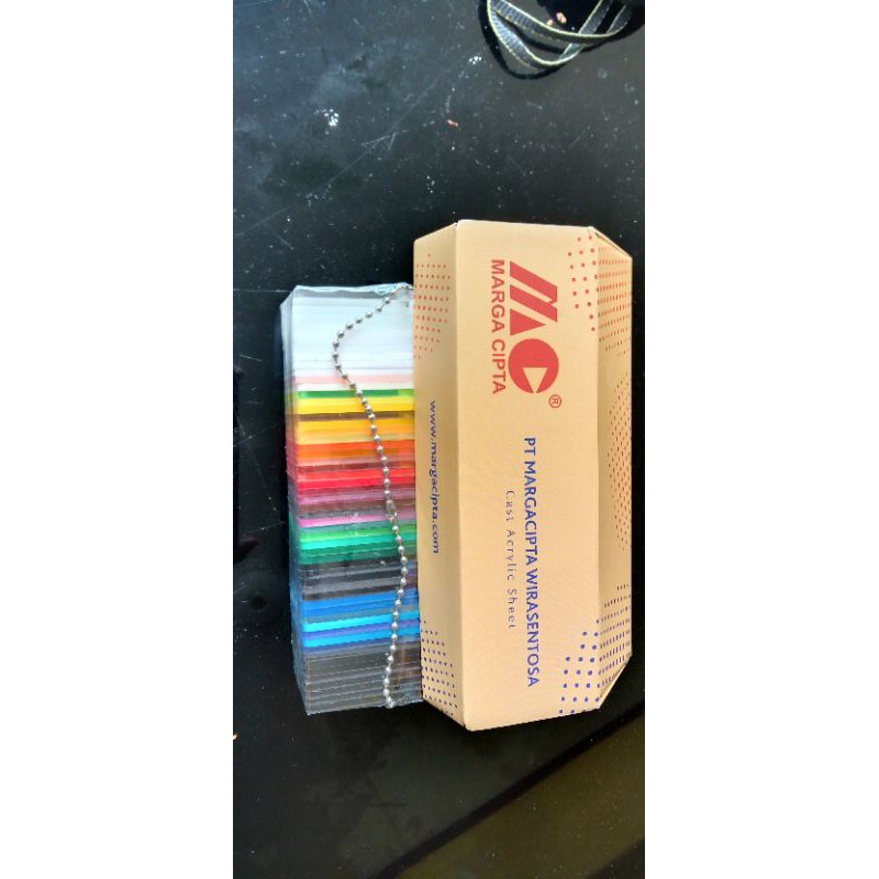 Jual Katalog Akrilik MC , Contoh warna Acrylic | Shopee Indonesia