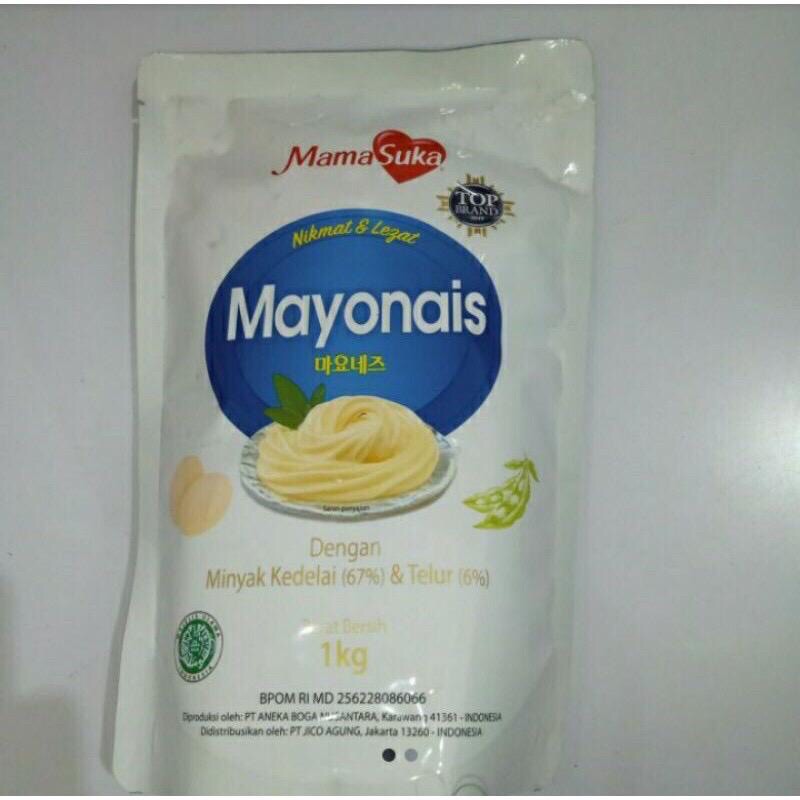 Jual Mayonaise Mamasuka 1 kg Halal Mayo ORi | Shopee Indonesia