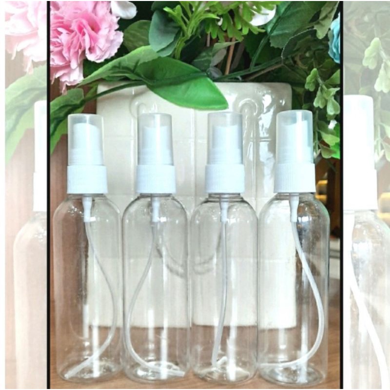 Jual Botol semprot 100ml Clear Spray Baru Plastik Bagus Tebal 100 ml ...