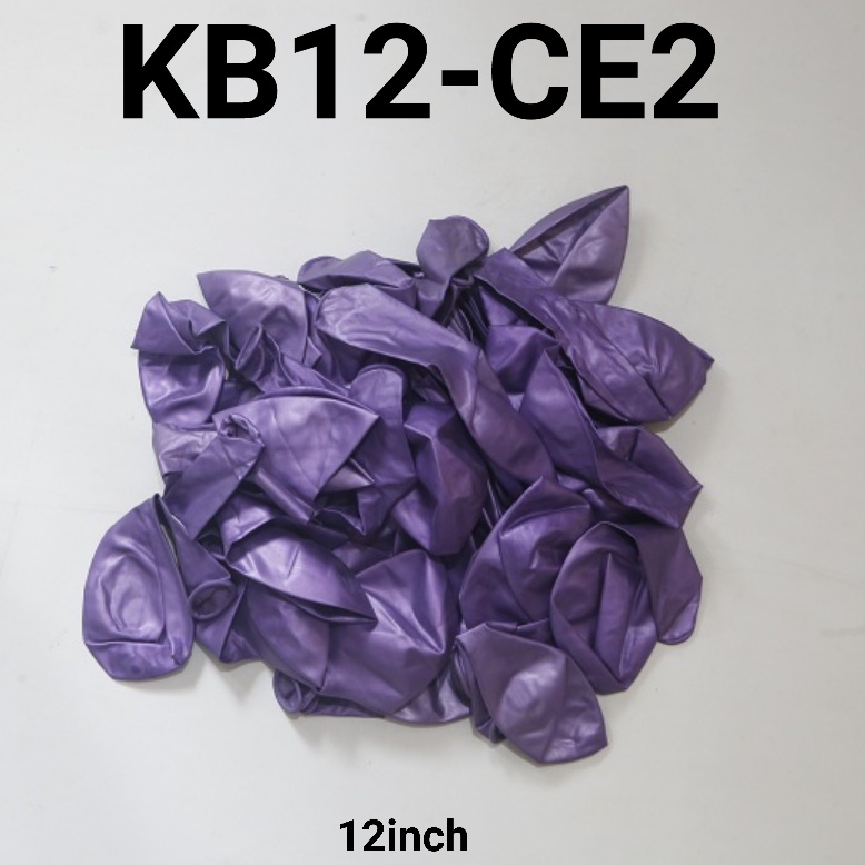 Jual KB12-CE2 Balon latex 12 inch 30 cm chrome tebal mengkilap ungu (Balon Latex Bulat Chrome ...