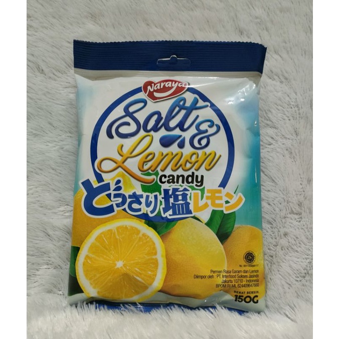 Jual Naraya Salt Lemon Candy/Permen Rasa Garam dan Lemon, | Shopee ...