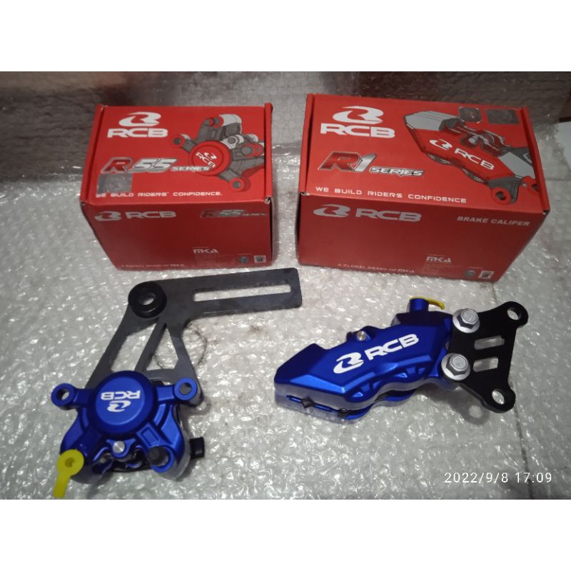 Jual KALIPER RCB R55 P2 + braket + disc gsx150 | Shopee Indonesia