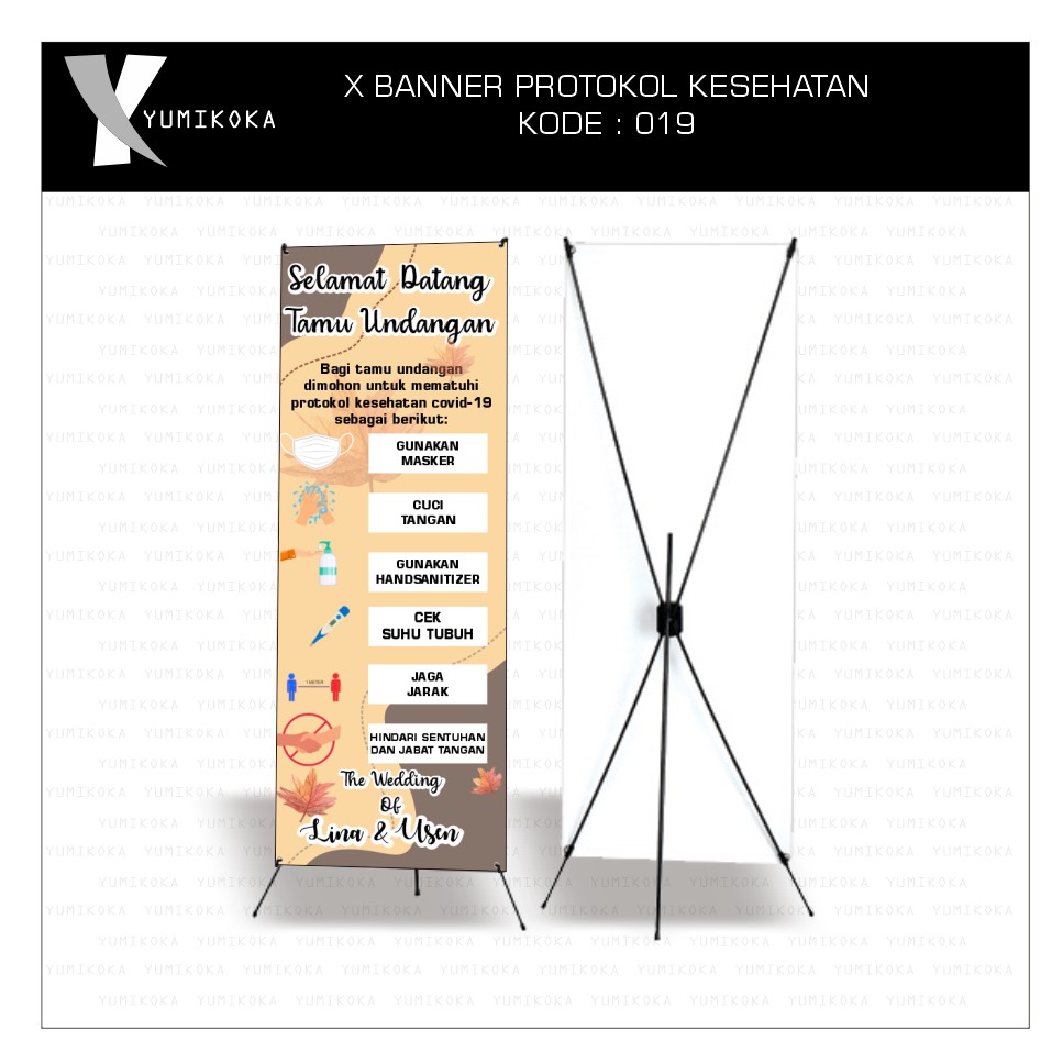 Jual X BANNER TIANG DAN BANNER FREE DESAIN SESUAI IKLAN | Shopee Indonesia
