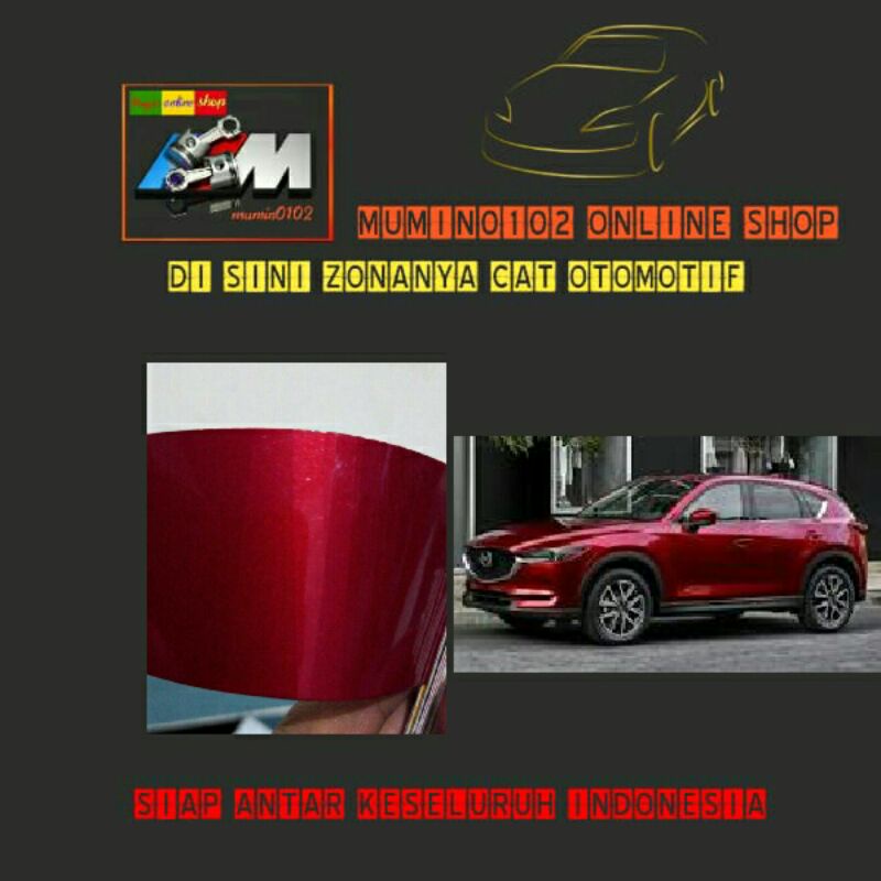 Jual cat mobil Mazda v46 red new pu | Shopee Indonesia