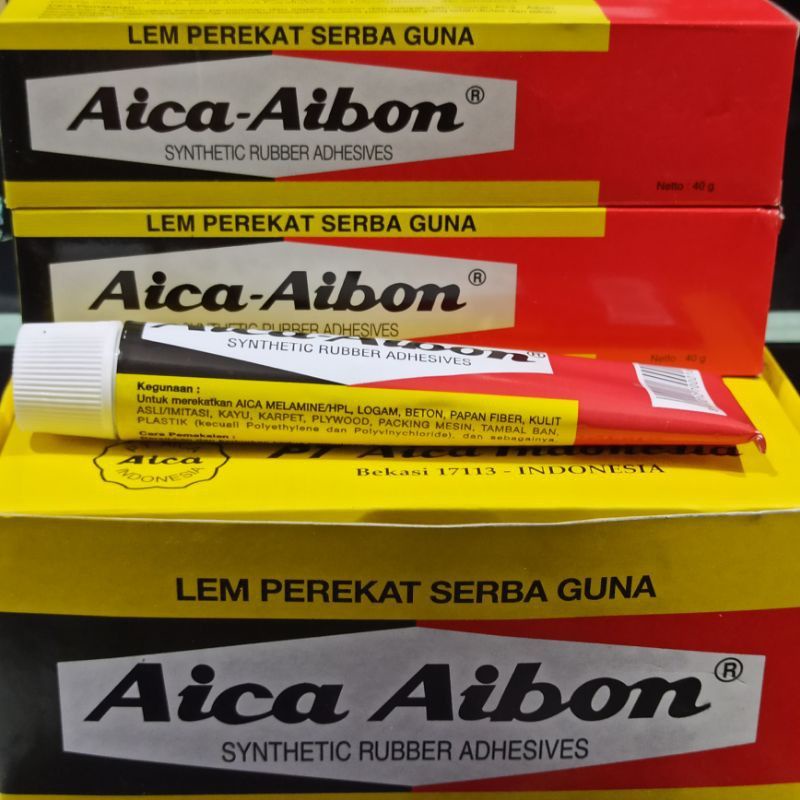 Jual Lem Perekat Serba Guna Aica Aibon Tube Besar 40 Gram Lem Aica ...