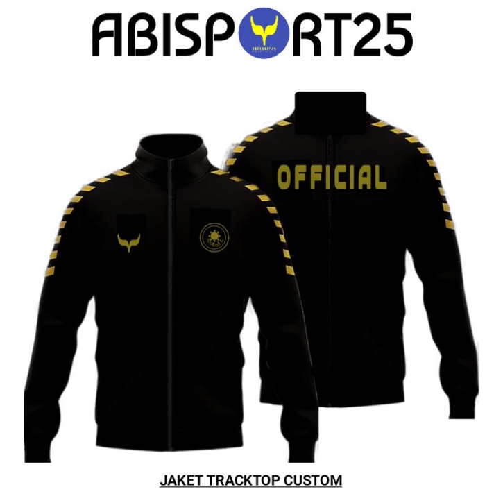 Jual jaket tracktop custom sport original printing & DTF , terlaris ...