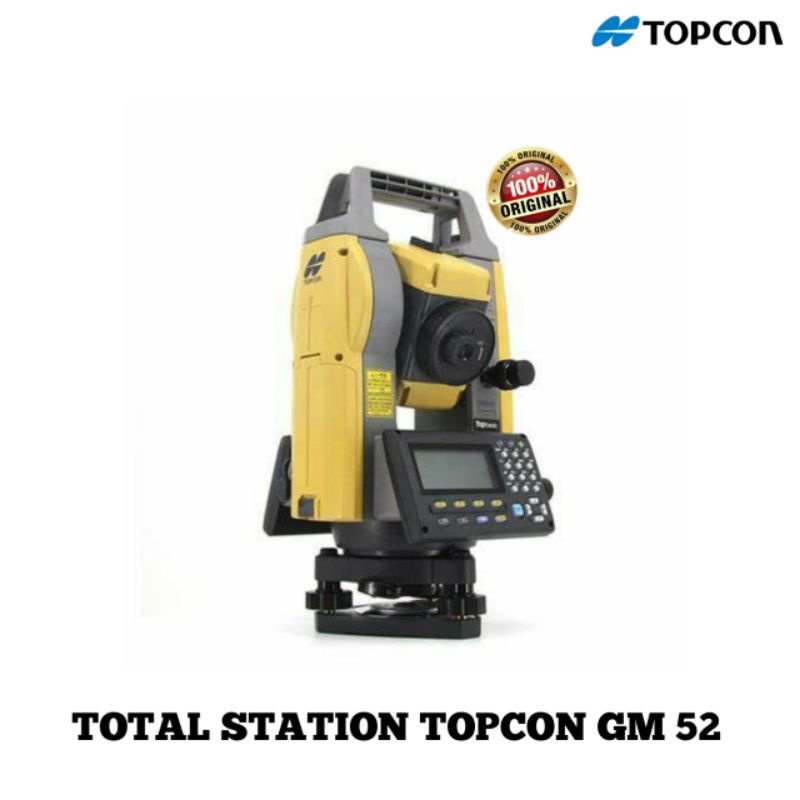 Jual total station Topcon gm 52 baru lengkap garansi 1 tahun | Shopee ...