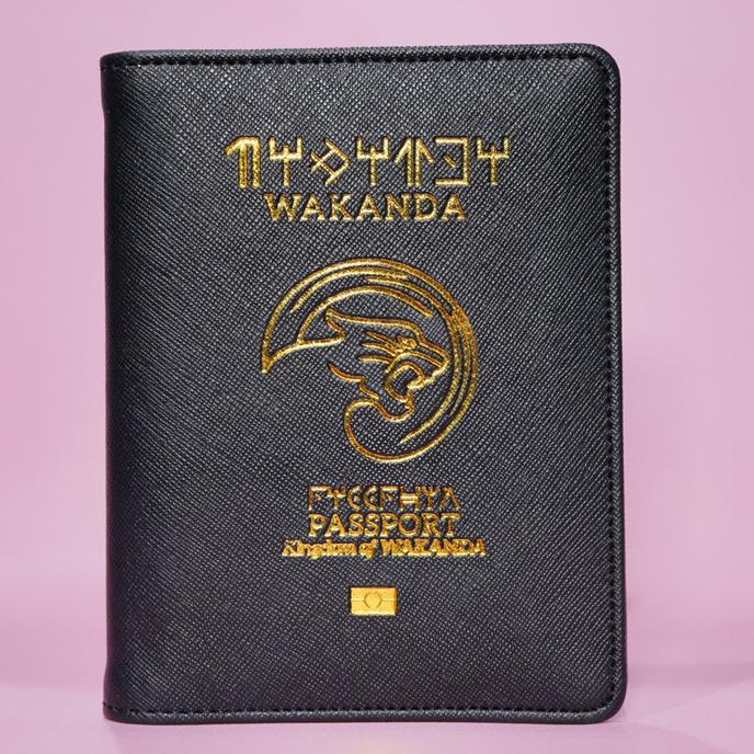 Jual Paspor Cover - Black Panther Kingdom of Wakanda Passport Case ...