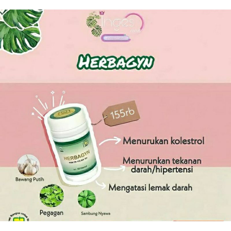 Jual Herbagyn Asli Nasa Obat Kolesterol Hipertensi Herbal alami ...