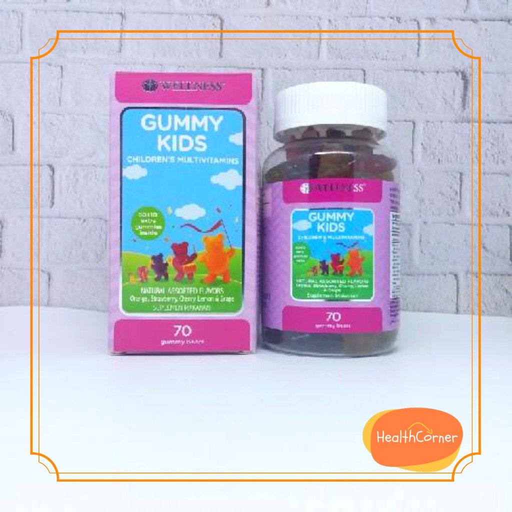 Jual Wellness Gummy Kids 70gum - Multivitamin Gummies | Shopee Indonesia