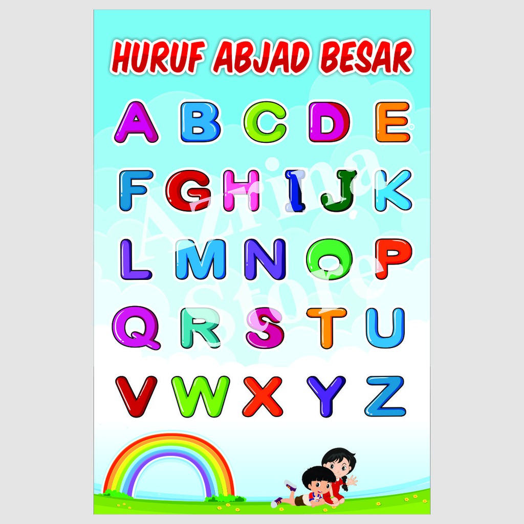 Jual Poster Edukasi anak TK / Paud - Poster Belajar Anak Usia Dini ...
