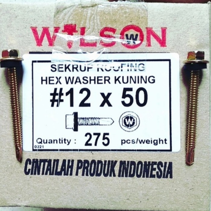 Jual Baut Roofing Baut Baja Ringan Skrup Baja Ringan Skrup Roofing 5Cm ...