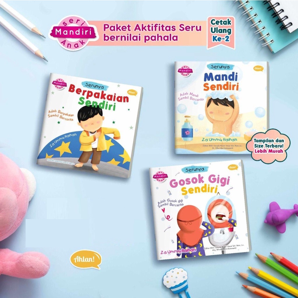 Jual Buku Anak Seri Anak Mandiri Ahlan / Buku Anak Laki-Laki dan ...