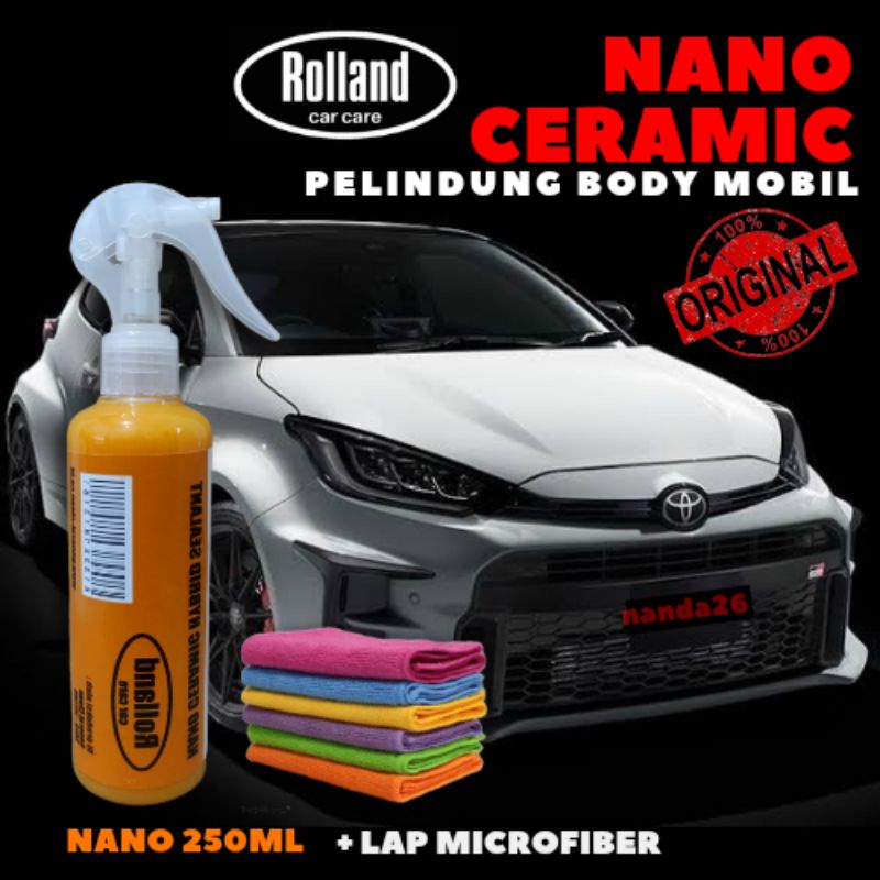 Jual Pengkilap Body Mobil Motor Permanen Nano ceramic Coating Rolland | Shopee Indonesia