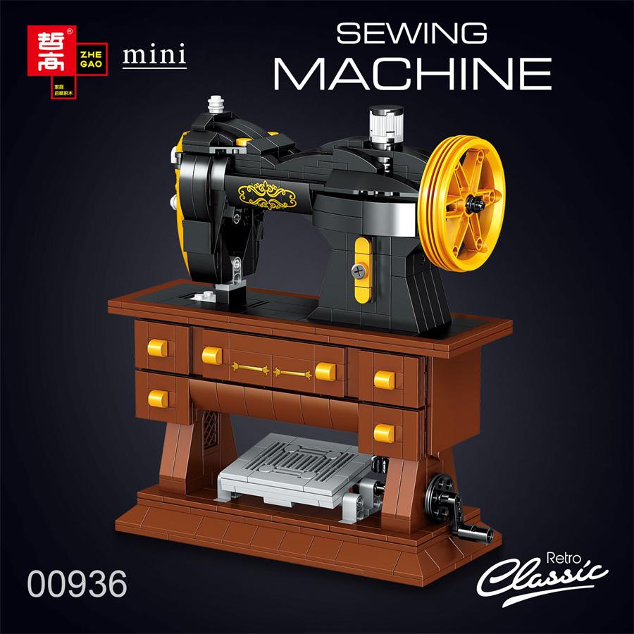 Jual Zhe Gao Blocks Model Classic Sewing Machine 00936 | Shopee Indonesia