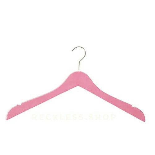Jual HANGER KAYU WARNA PINK DEWASA | Shopee Indonesia