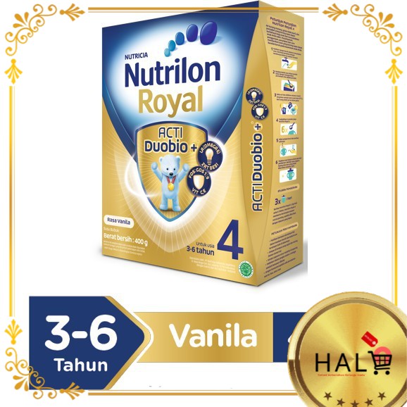 Jual NUTRILON ROYAL ACTI DUOBIO 4 - VANILA 400 GR | Shopee Indonesia