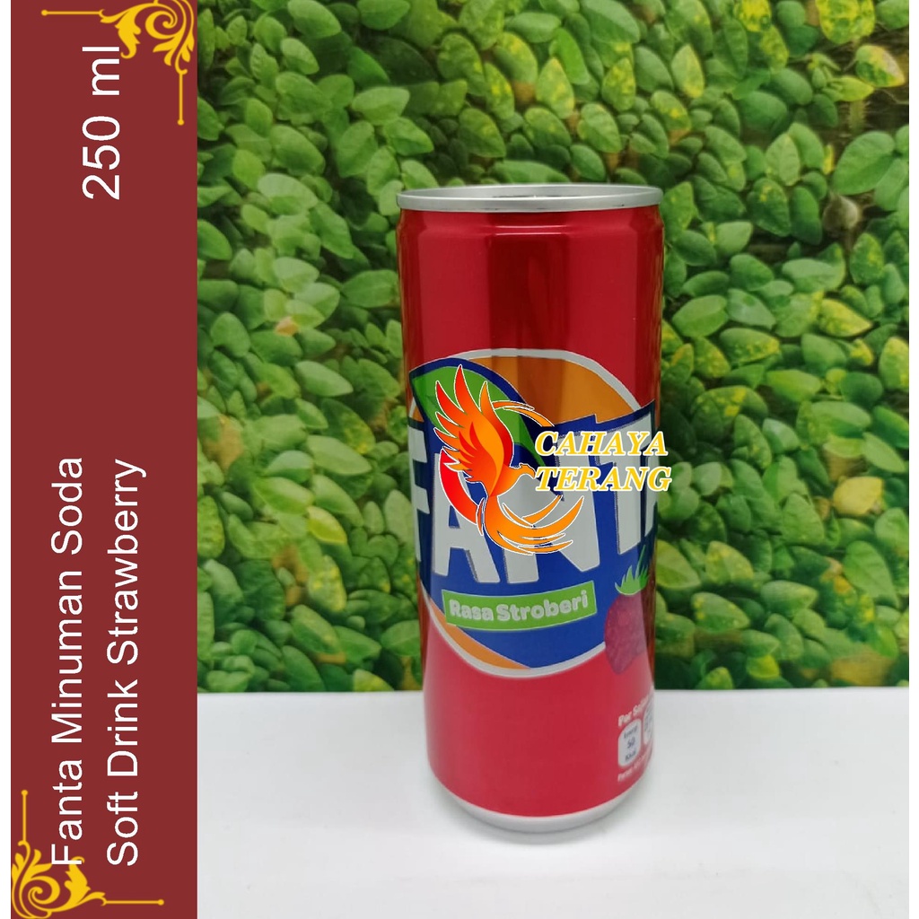 Jual Fanta Minuman Soda Soft Drink Strawberry Kaleng 250 ml / Minuman Siap Minum / MInuman Soda ...