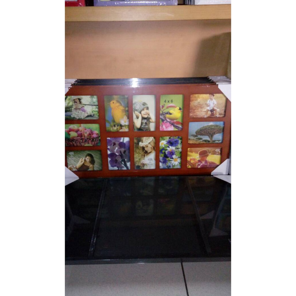 Jual Frame foto kayu warna putih dengan 12 Op.frame (uk. 4R) | Shopee ...