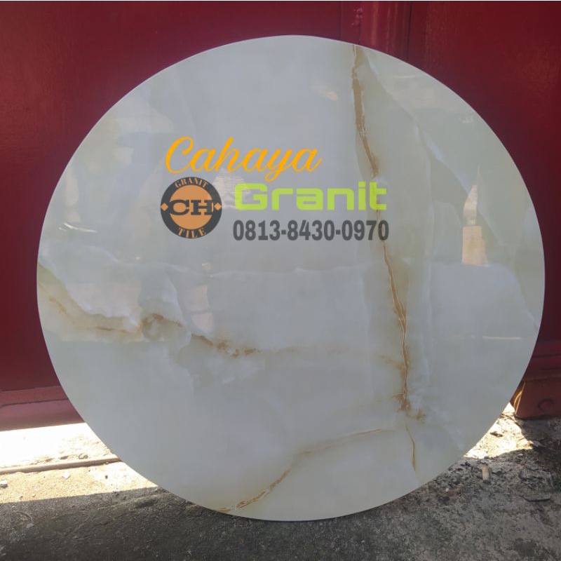 Jual Granit Meja Bulat ukuran 60x60 glossy | Shopee Indonesia