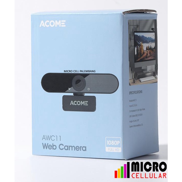 Jual Web Camera ACOME AWC11 1080p Full HD Webcam USB HD Camera ORIGINAL ...