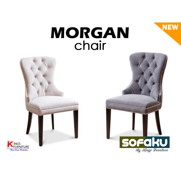 Jual MORGAN Chair - Kursi Kerja Kafe Kursi Makan - Santai Kayu Dining ...