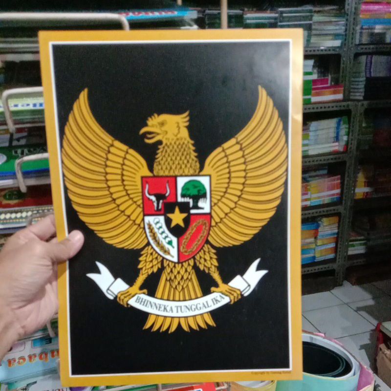 Jual poster garuda uk 34,3cm X 24,5cm | Shopee Indonesia