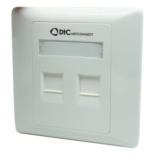 Jual DTC Faceplate British 2 Port | Shopee Indonesia