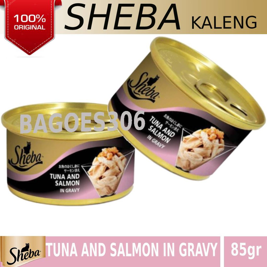 Jual Sheba Kaleng~Can Tuna and Salmon in Gravy|Sheba Kaleng Tuna Salmon ...