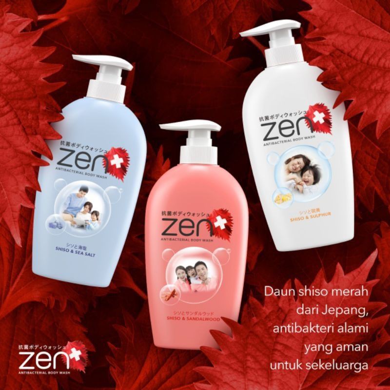 Jual Zen Antibacterial Body Wash 500 ml | Shopee Indonesia