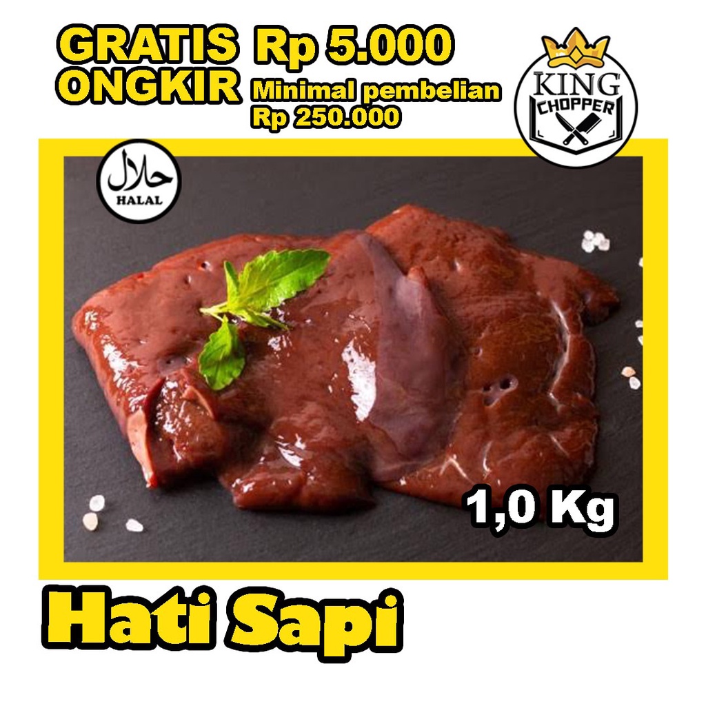 Jual HATI SAPI 1 KG DAGING FROZEN IMPORT WAGYU SLICE STEAK AYAM ...