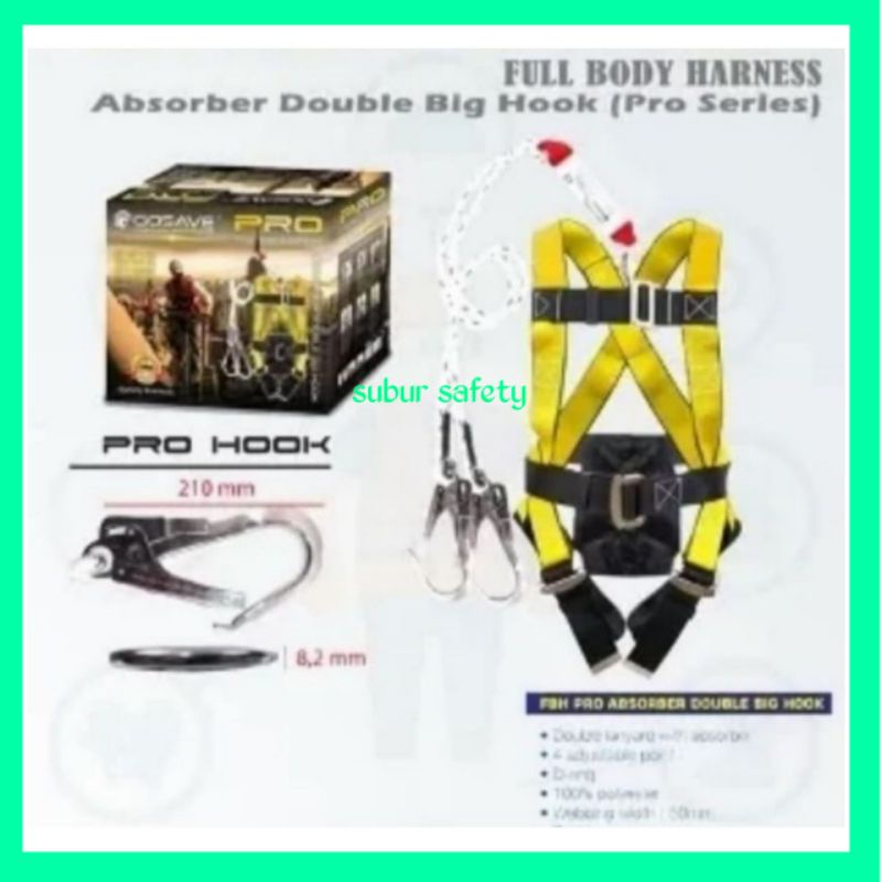 Jual Full Body Harness Double Hook Gosave Pro Original | Shopee Indonesia