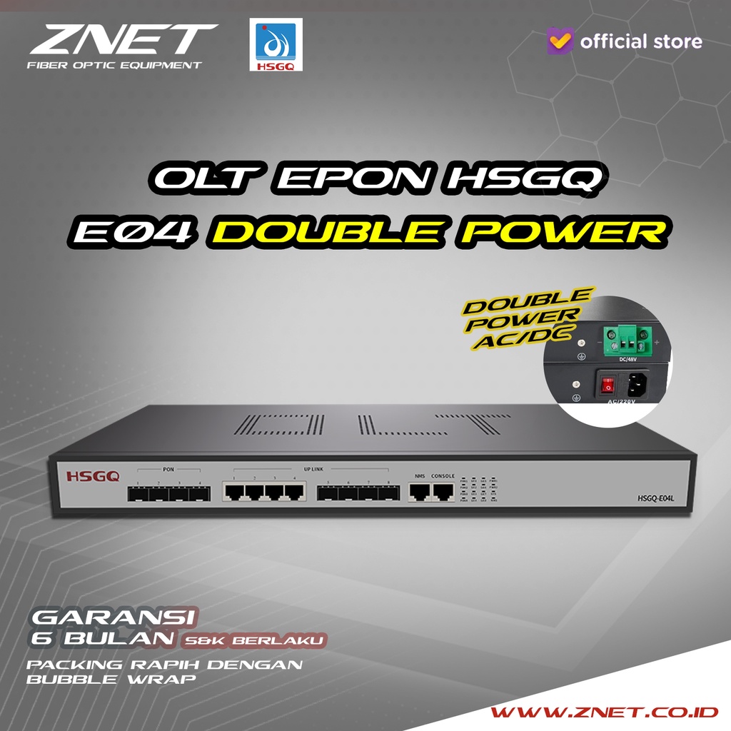 Jual HSGQ E04 EPON OLT 4 PORT HSGQ TANPA SFP SUDAH GARANSI INDONESIA | Shopee Indonesia