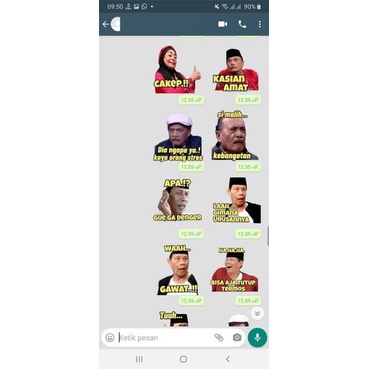 Jual CUSTOM STICKER WHATSAPP GAMBAR | Shopee Indonesia