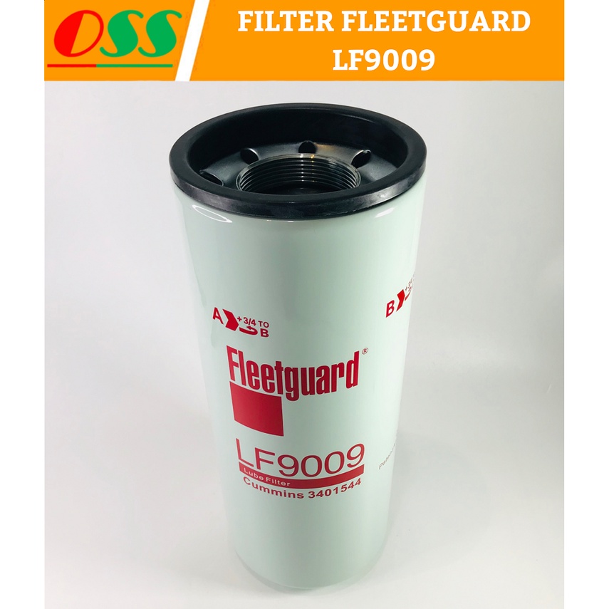 Jual OIL FILTER FLEETGUARD CUMMINS LF9009 LF 9009 PN 3401544 | Shopee ...