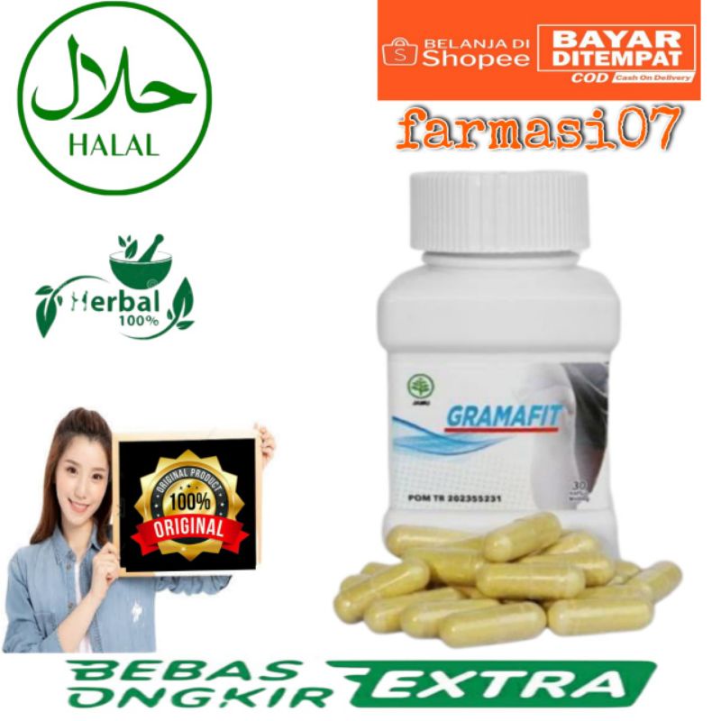 Jual 100% ASLI Gramafit Herbal Ori Asli Original Obat Nyeri Vitamin ...