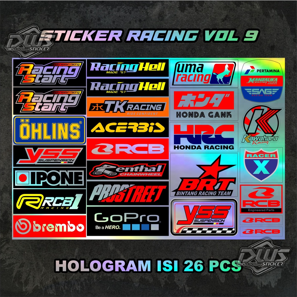 Jual STICKER RACING / STIKER PACK / STIKER MOTOR / STICKER BALAP ...