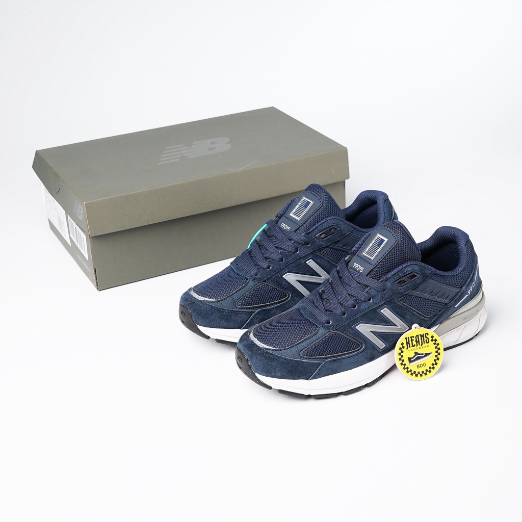 Jual New Balance 990v5 Made in USA Navy Grey 990 V5 M990NV5 | Shopee Indonesia