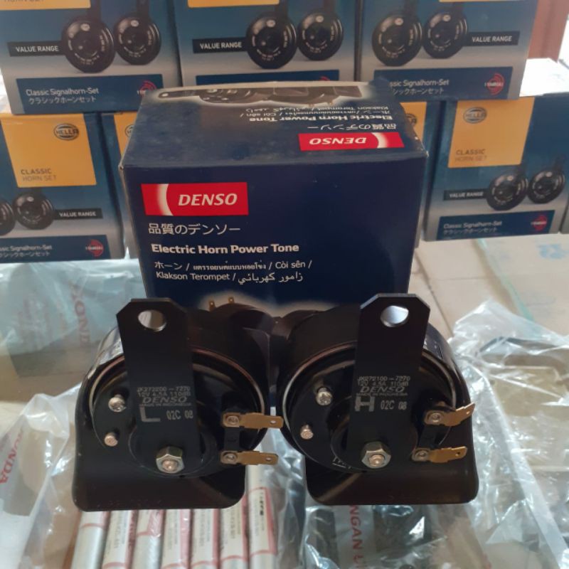 Jual KLAKSON DENSO SATUAN / HORN DENSO 12V /KLAKSON HELLA KLAKSON DENSO ...