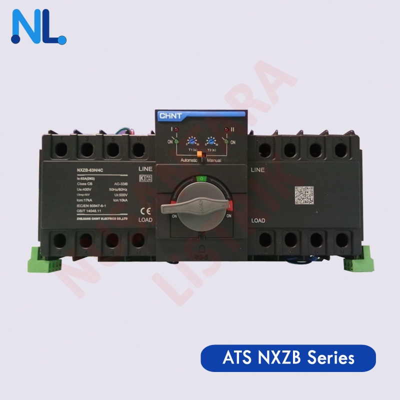 Jual Panel Automatic Transfer Switch (ATS) PLN-Genset NXZB - 63A Chint | Shopee Indonesia