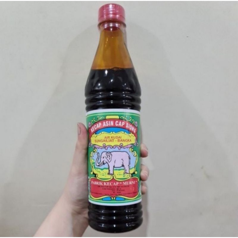 Jual Kecap Asin Bangka Cap Siong 600 ML / Cap Gajah | Shopee Indonesia